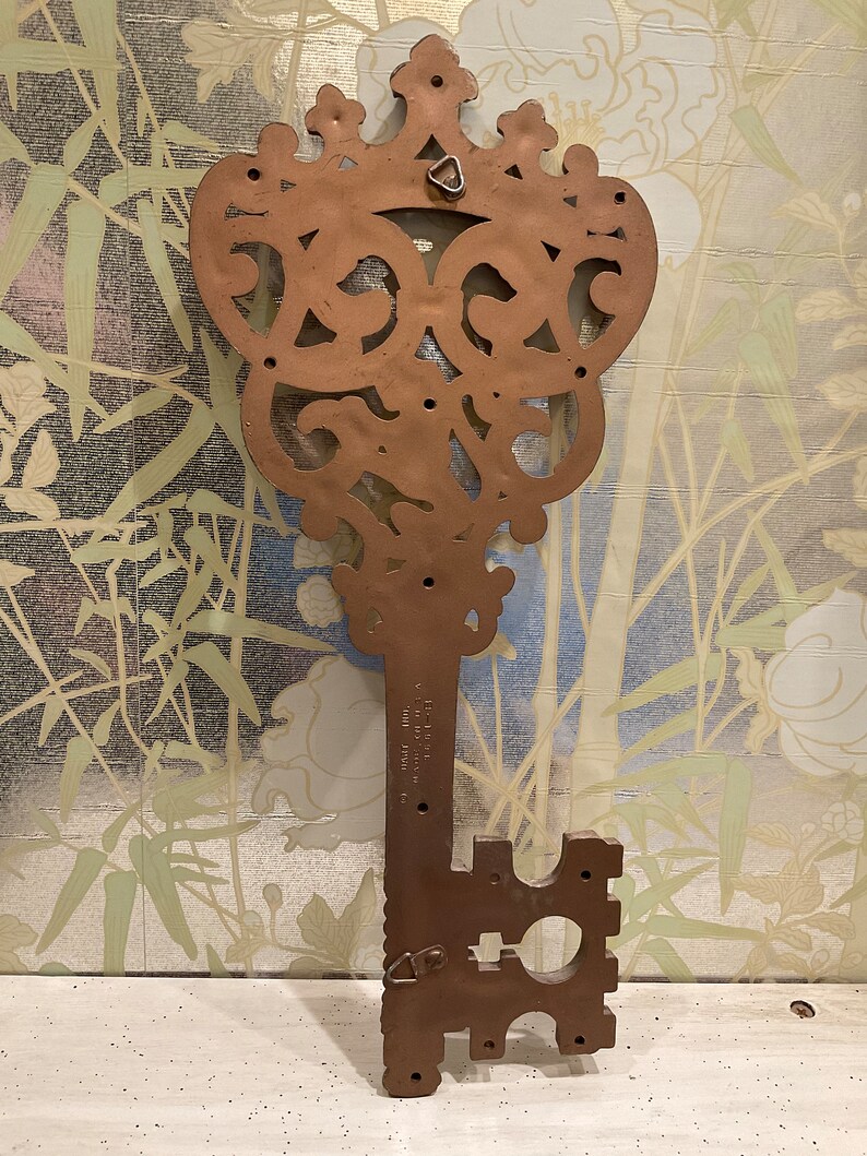 Vintage 60s Gold Key Plaque Wall Art Syroco - Etsy