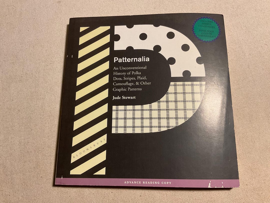 Patternalia - A History of Pattern Source Book Advance Reading Copy - Etsy