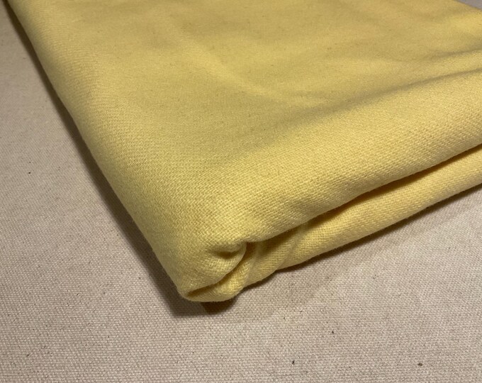 Vintage Butter Yellow Bonded Wool Fabric 2 Yds X 60” - Etsy