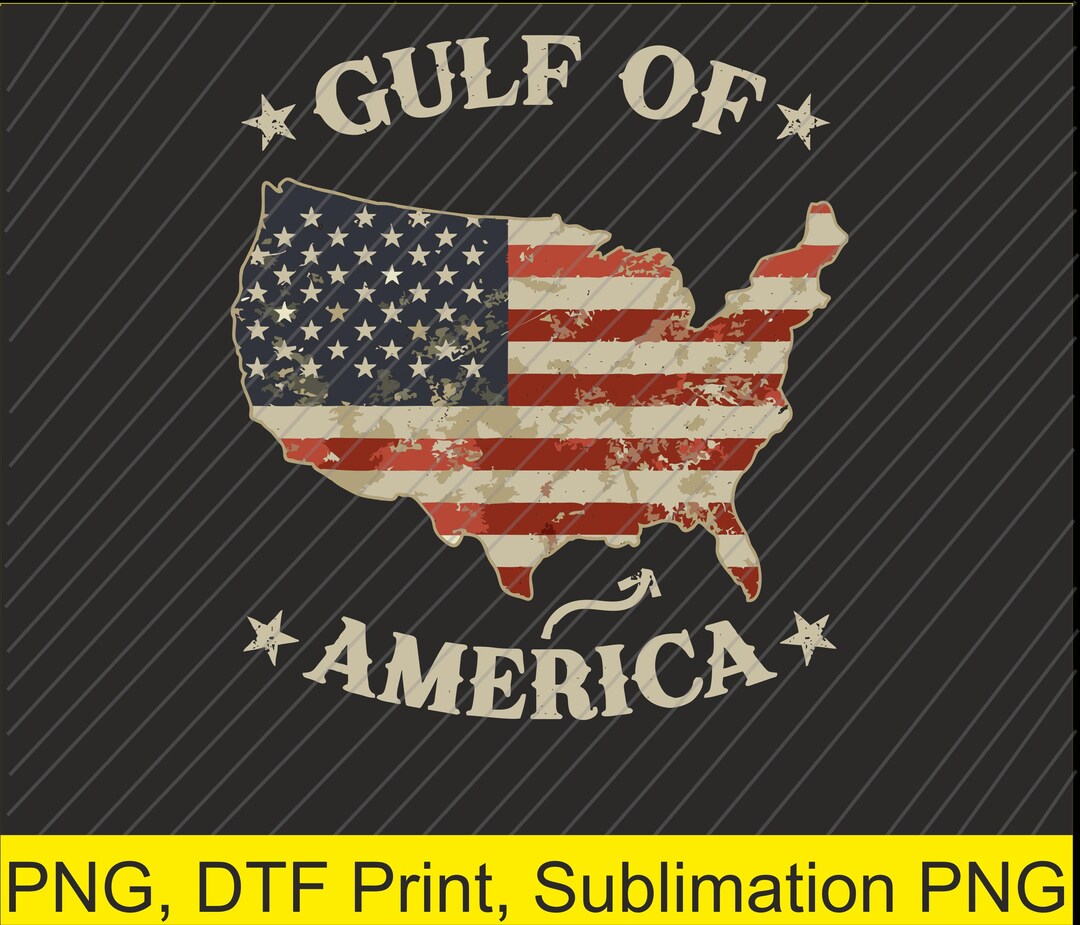 Gulf of Usa America Trump Greeting Patriotic Gulf SVG Digital Print ...