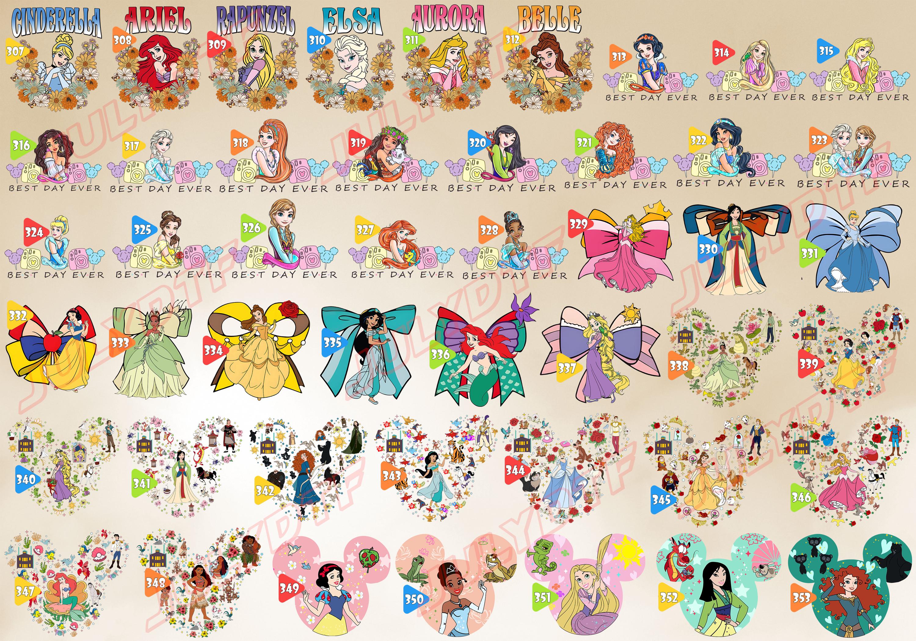 Disney Princess Moana DTF Transfer, Princess Moana DTF, Disney Princess ...