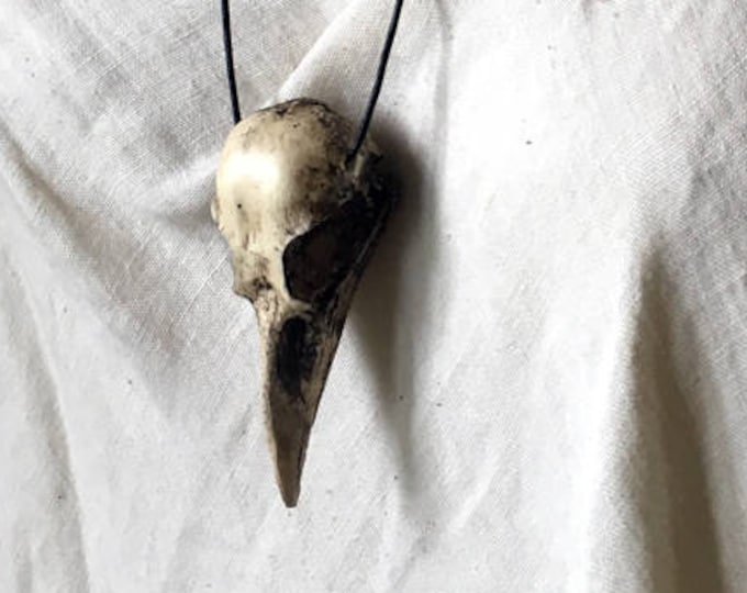 Crow Skull Pendant | Etsy