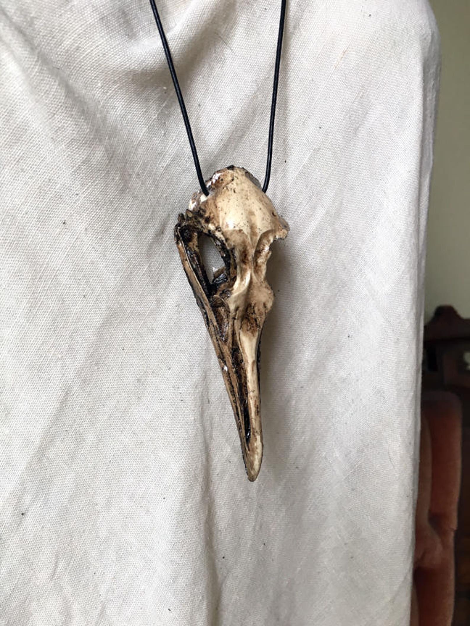 Seagull Skull Pendant - Etsy