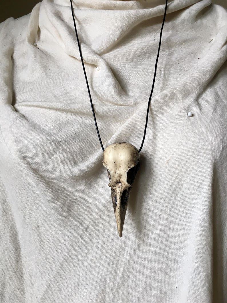 Crow Skull Pendant - Etsy