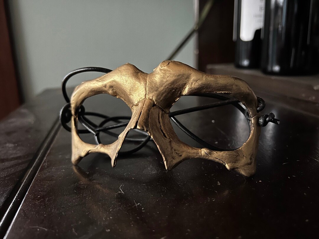 Gold Skull Eye Mask - Etsy