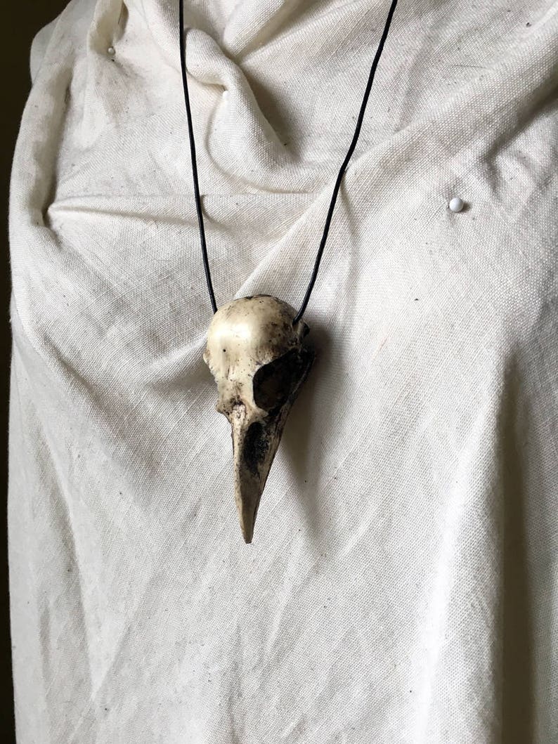 Crow Skull Pendant - Etsy