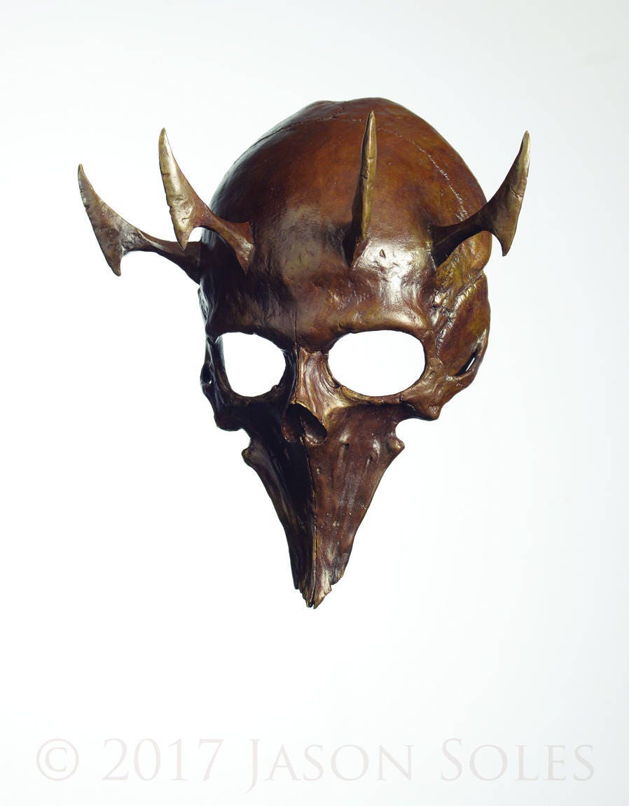 Bronze Stygian Mask | Etsy