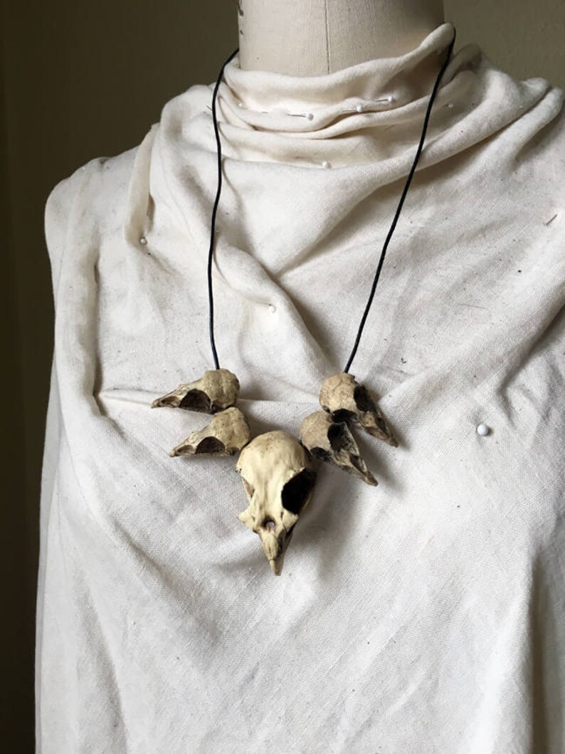 Hawk Skull Trophy Necklace - Etsy