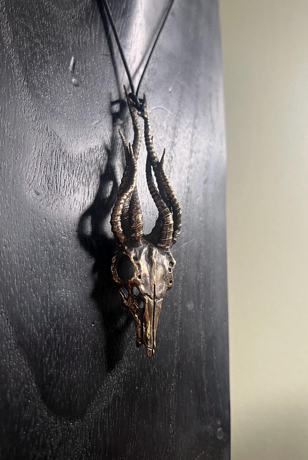Bronze Nightmare Pendant - Etsy