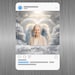 Angel Wings Memorial Poster | Celebration of Life Canva Template ...