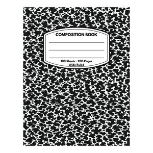 Composition Book Label & Cover SVG Bundle: 5 Designs, 13 Colors - Etsy