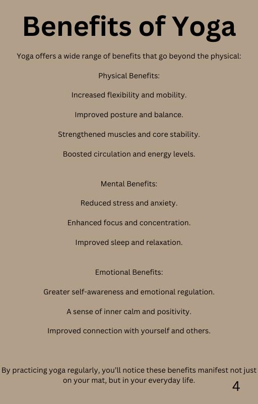 Beginner’s Guide to Yoga- Digital Yoga Ebook | Yoga Poses & Breathing ...