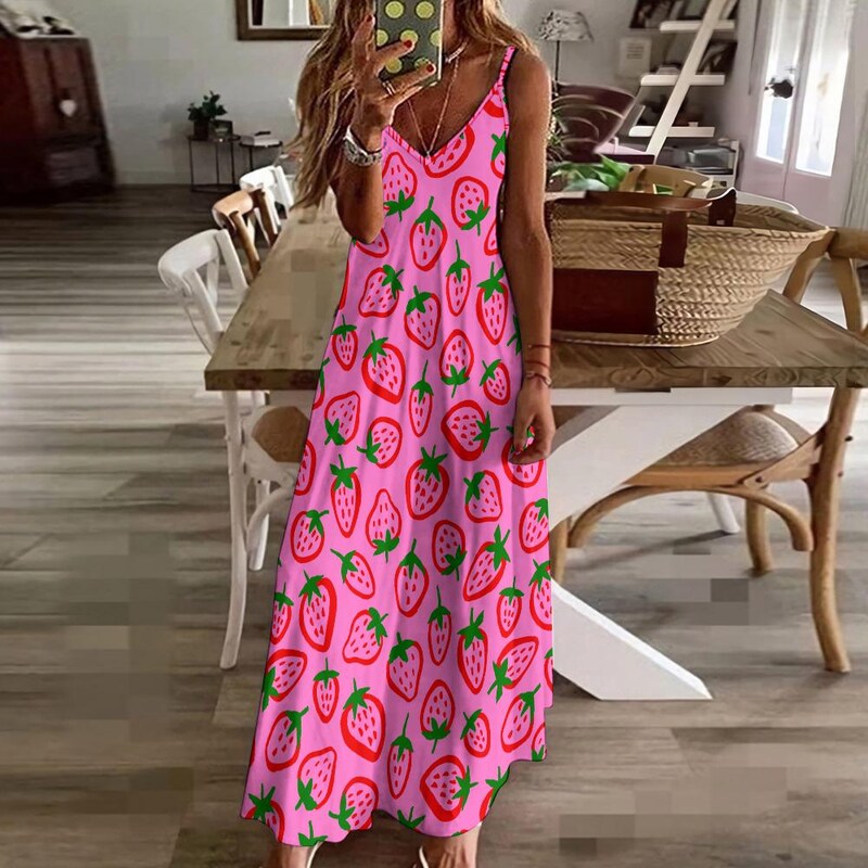 Strawberry Dress Women - Etsy