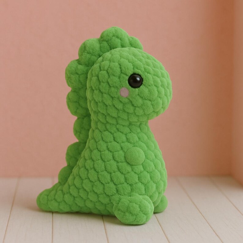 Tyrannosaurus Dinosaur No Sew Crochet Pattern Dinosaur Jurassic World ...