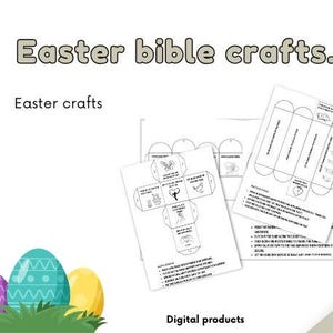 Easter Crafts for Sunday School, Bible Story Activities, He is Risen ...