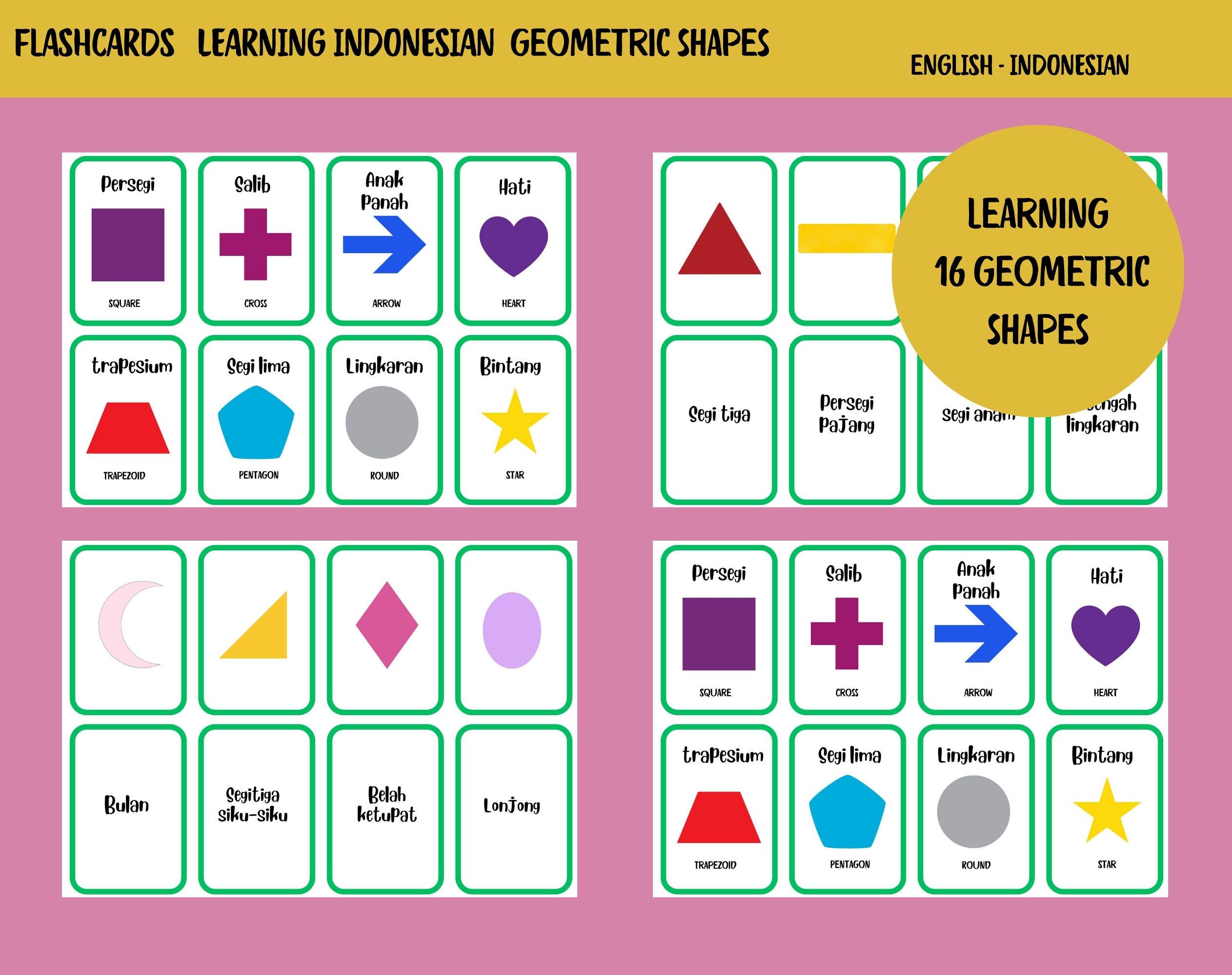 Printable Flashcards for Language Learning - Indonesian Montessori ...