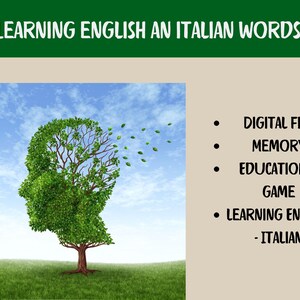 Printable Memory Game Italian Style | Learn English - Italian in a ...