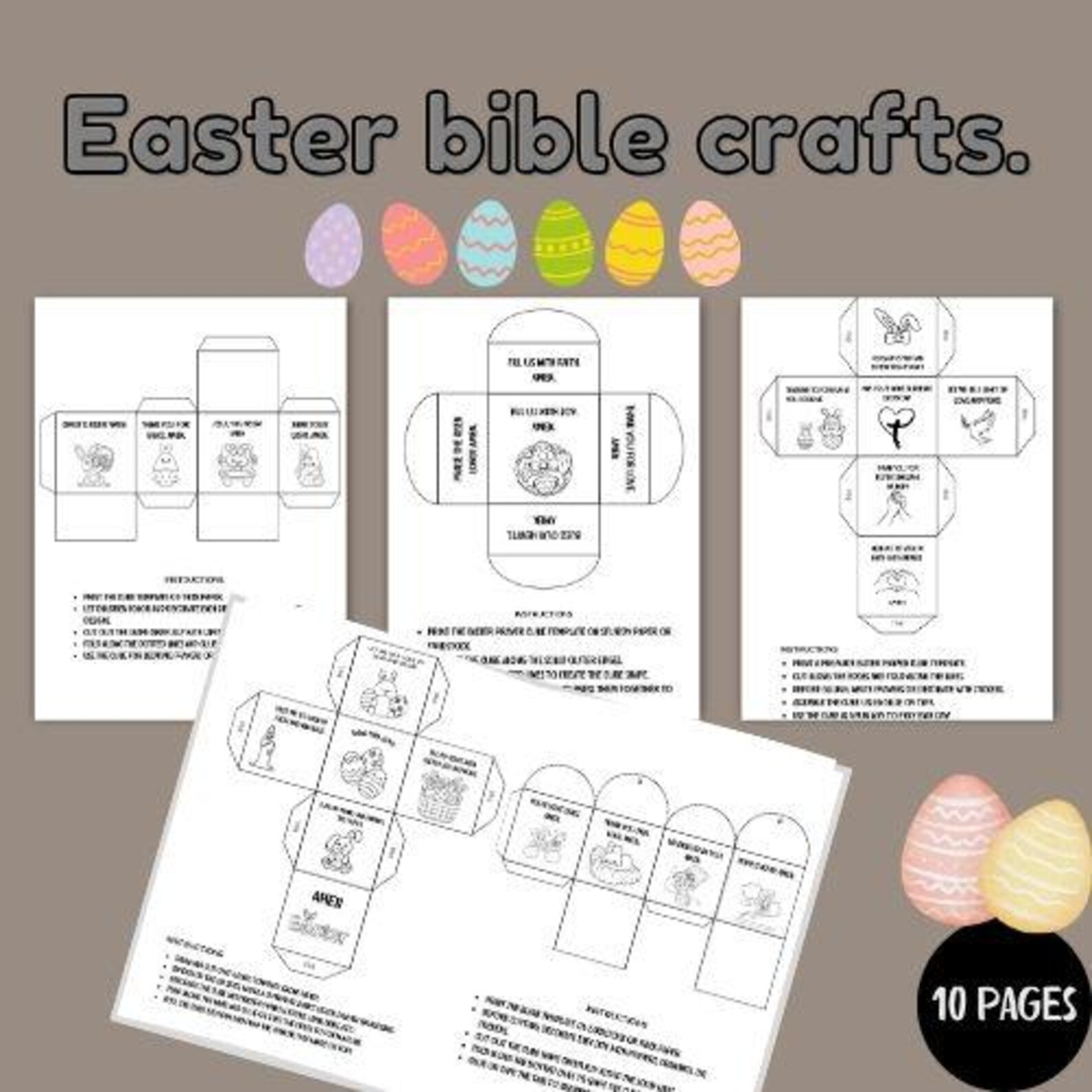 Easter Crafts for Sunday School, Bible Story Activities, He is Risen ...