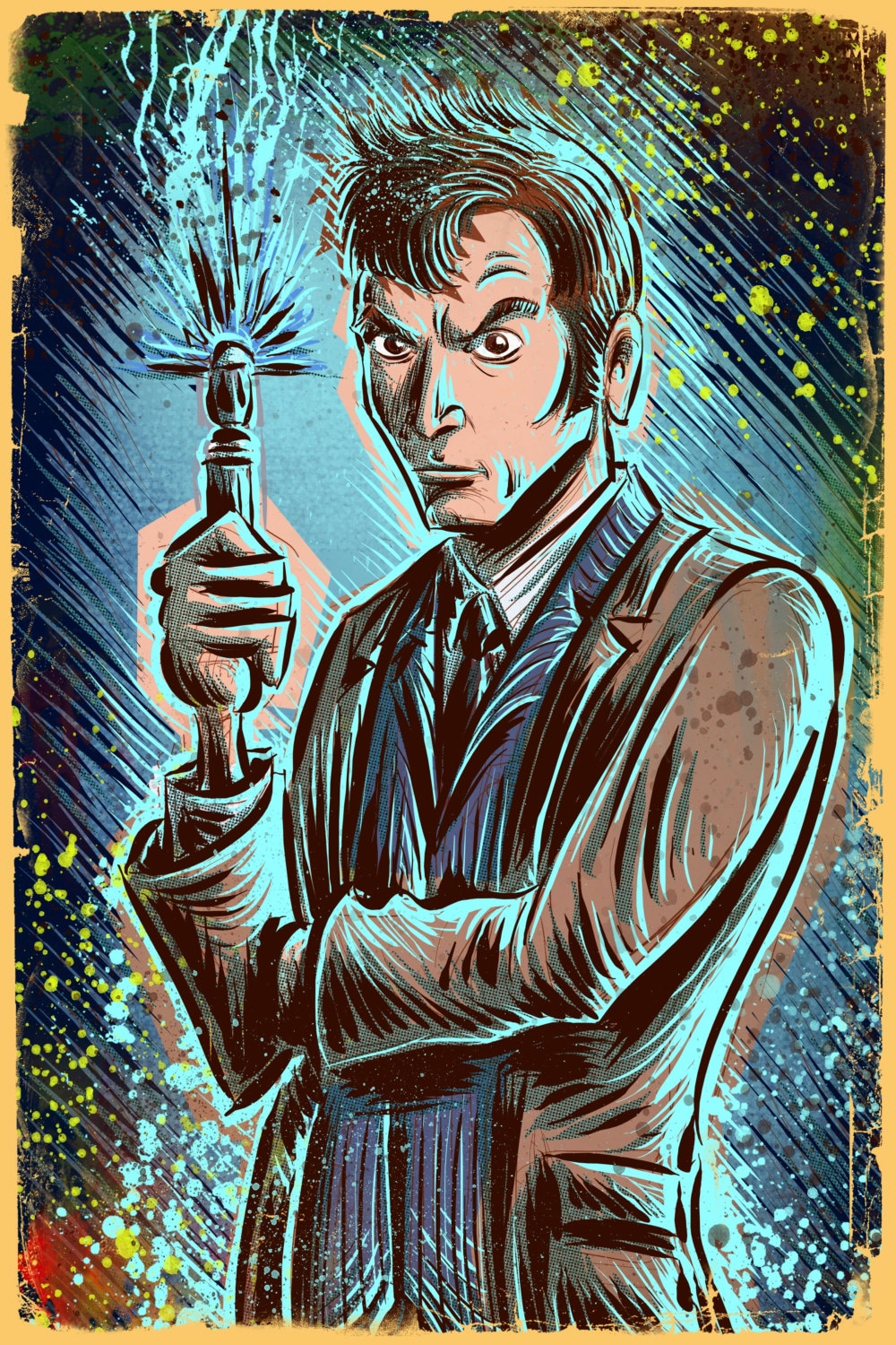 10th Doctor Who Drawing