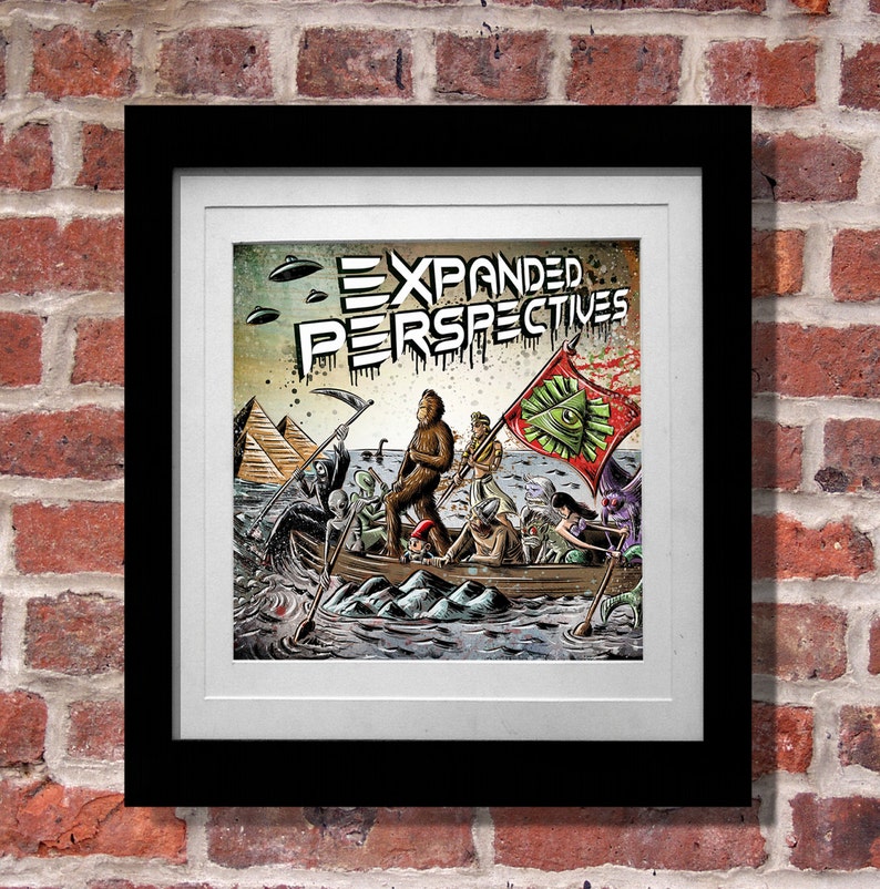 Expanded Perspectives Art Print Podcast Cam Kyle Ufo Bigfoot Ancient ...