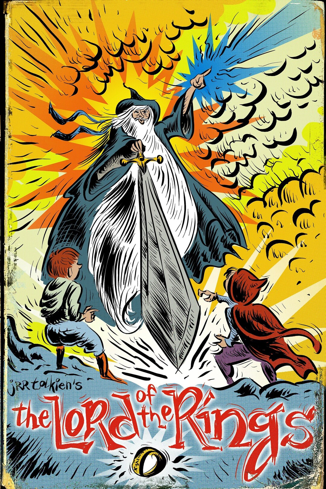 Lord of the Rings Art Print - Etsy