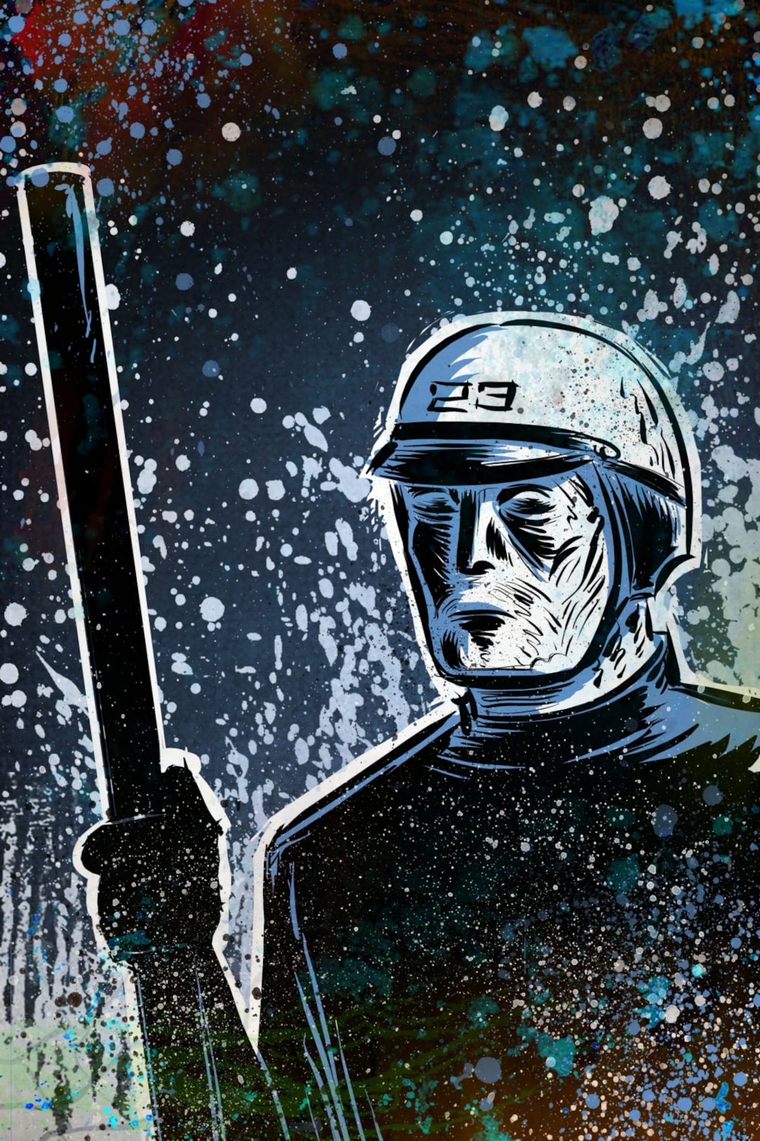 THX 1138 Art Print. Chrome Robot George Lucas Joe Badon Police Cop ...