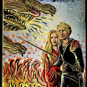 Princess Bride Art Print Poster Illustration Drawing Movie as You Wish ...