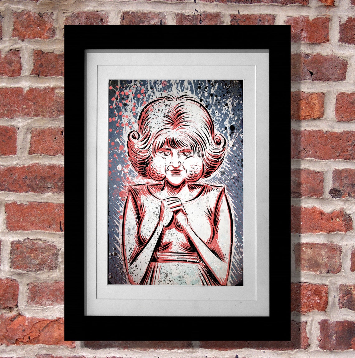 Eraserhead Lady in the Radiator Art Print David Lynch Eraser Head Twin ...