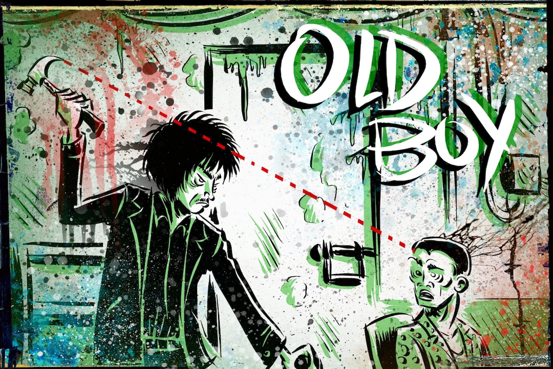 Oldboy Art Print. Illustration, Drawing, Picture, Poster, Print, Chan ...