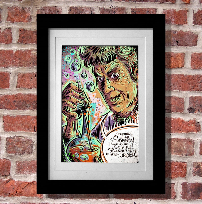 Morgus the Magnificent Art Print Horror Host Nola New Orleans Movie ...