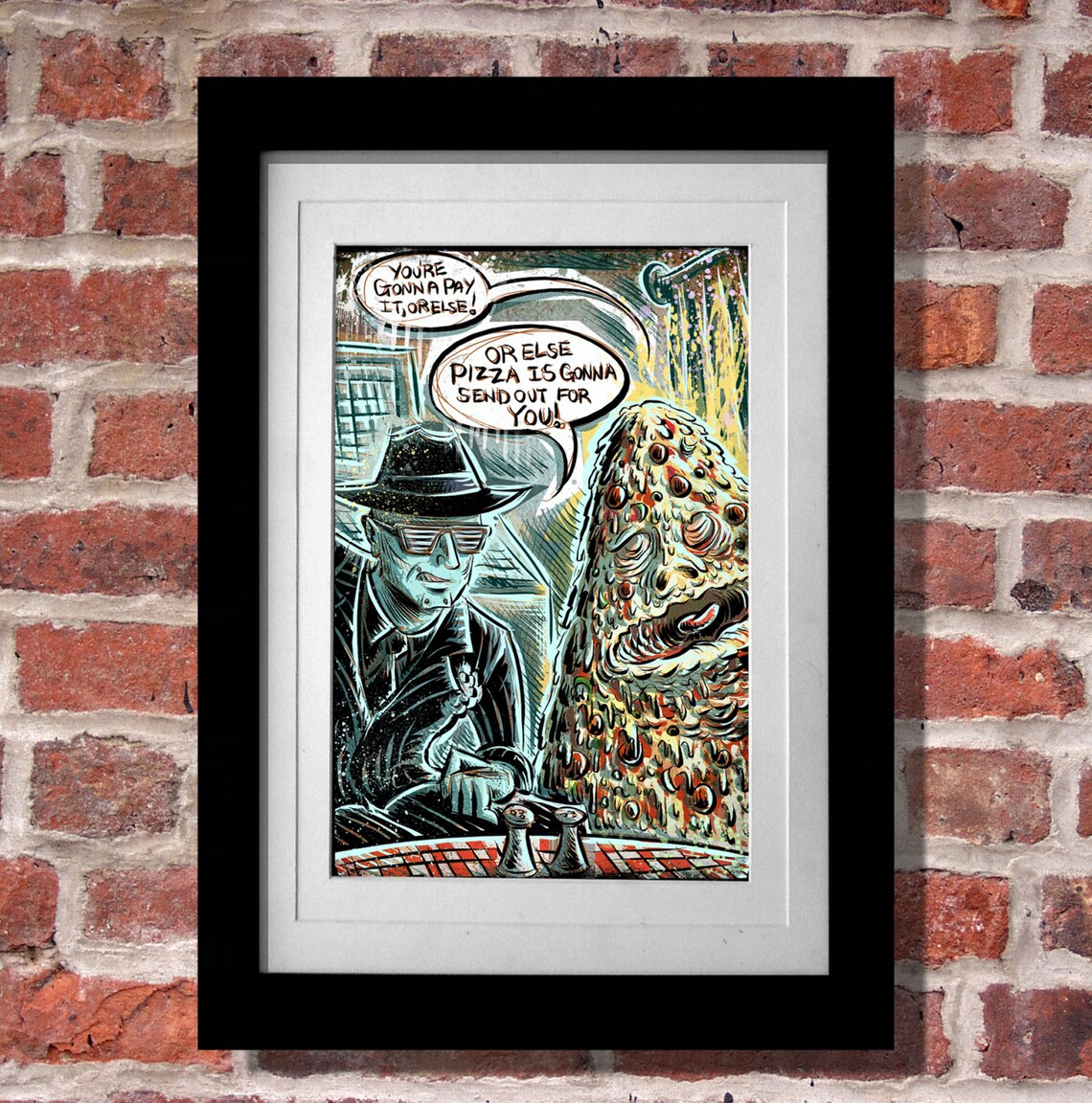 Spaceballs Pizza the Hut art print mel brooks comedy sci fi | Etsy