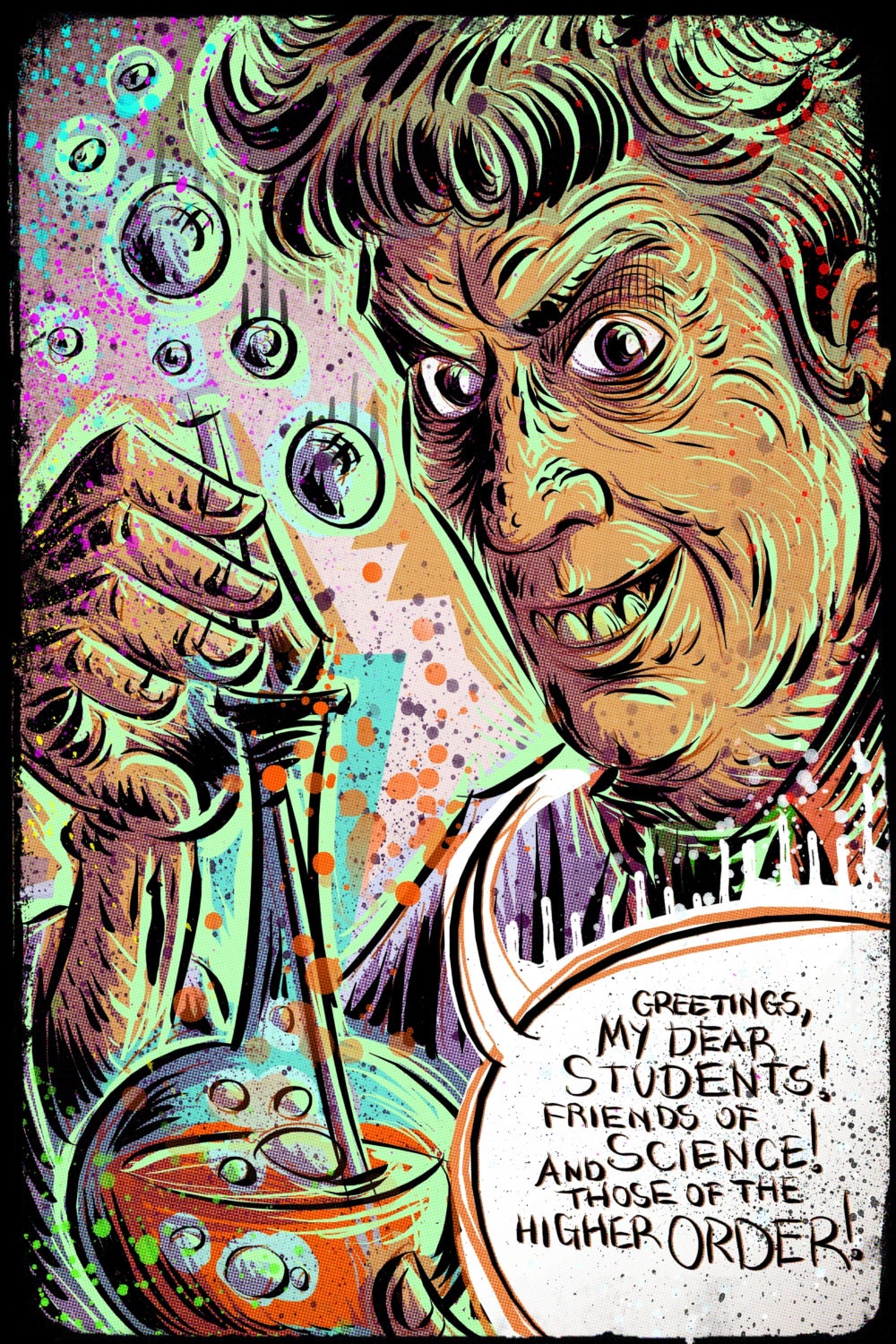 Morgus the Magnificent Art Print Horror Host Nola New Orleans Movie ...