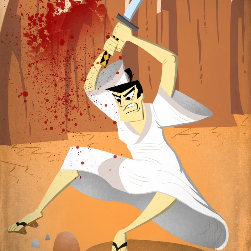 Samurai Jack Art - Etsy