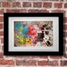 Abstract Splatter Paint Print. Thrown Paint Jackson Pollock Painting ...