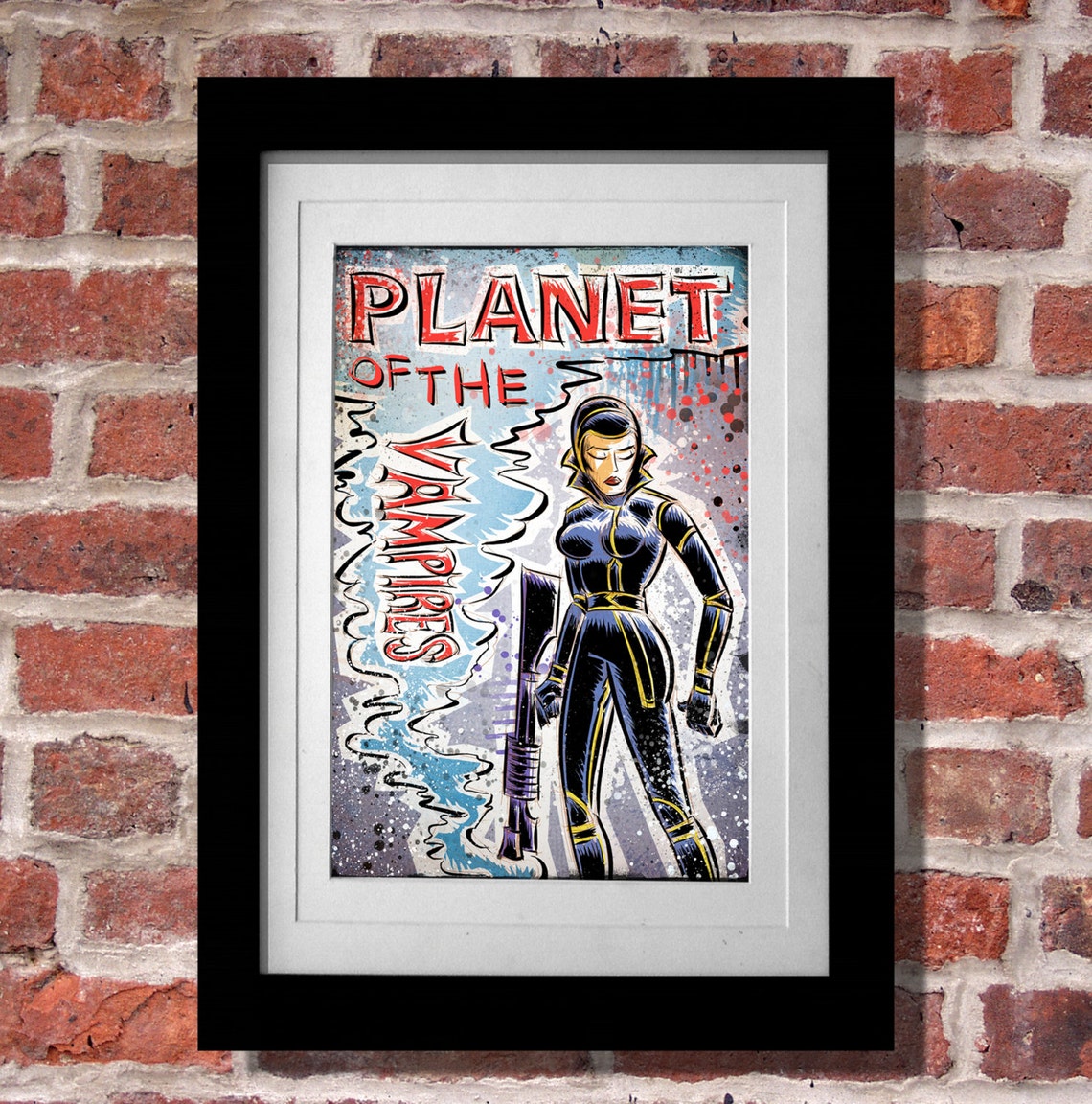 Planet of the Vampires Art Print Alien Aliens Sci Fi Science - Etsy