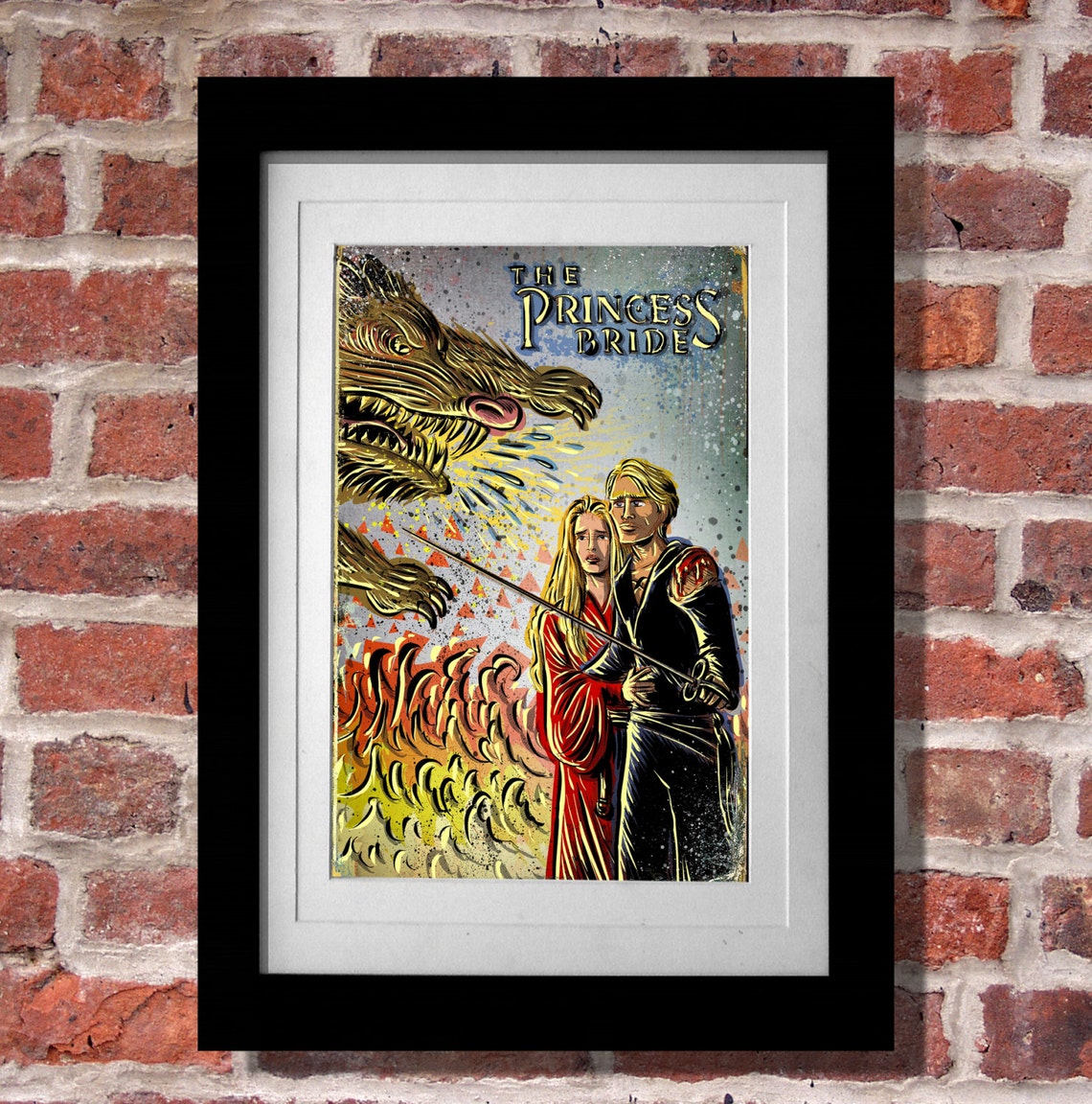 Princess Bride Art Print Poster Illustration Drawing Movie as - Etsy