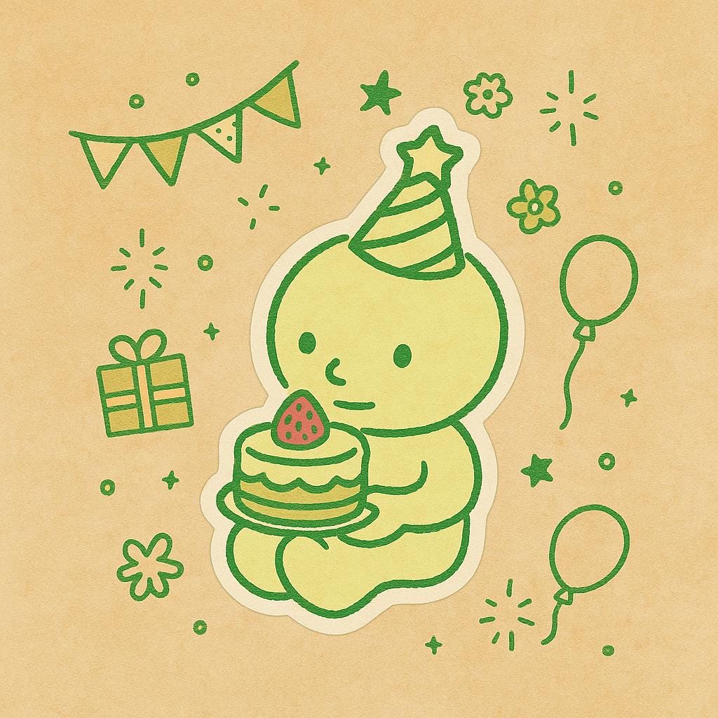 Cute Smiski Sticker, Smiski Birthday, Smiski Strawberry; Smiski Matte ...