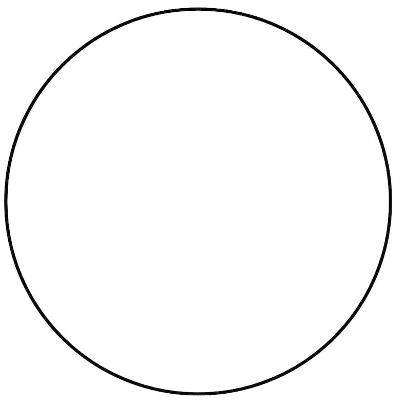 Blank Circle Template – Printable & Digital Use - Etsy