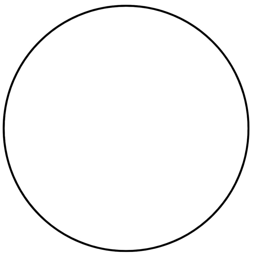 Blank Circle Template – Printable & Digital Use - Etsy