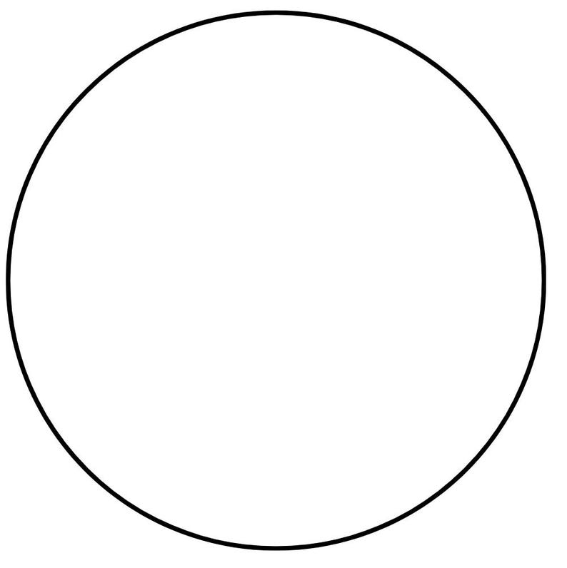 Blank Circle Template – Printable & Digital Use - Etsy