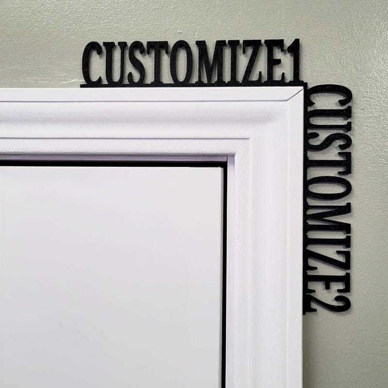 Red Door Frame Topper - Etsy