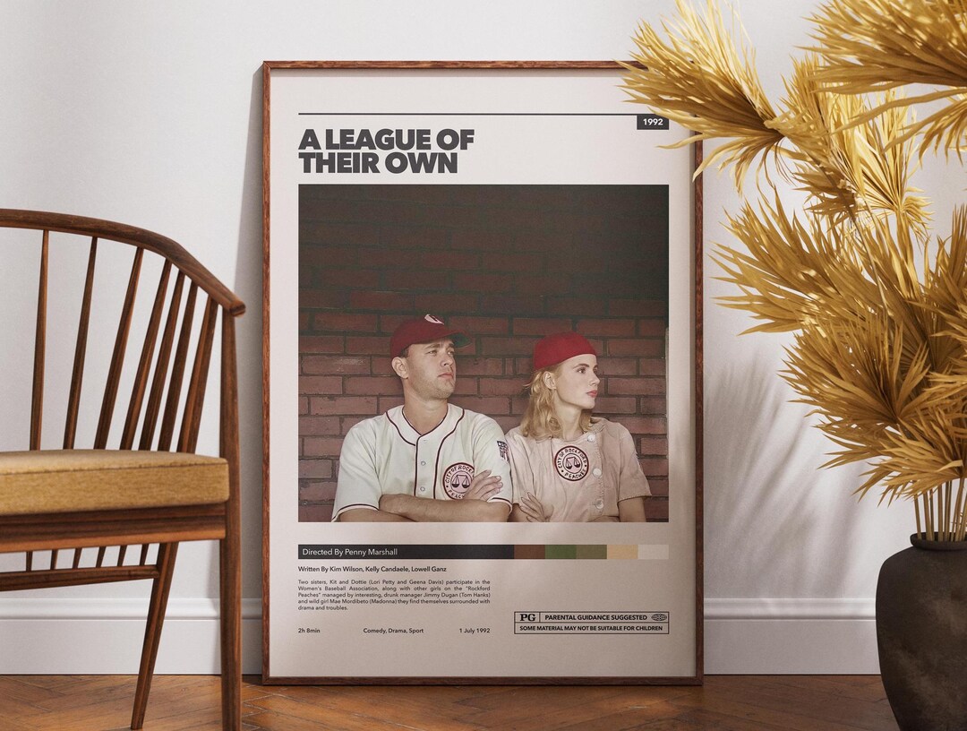 A League of Their Own Movie Poster, Film Poster, Penny Marshall, Tom ...