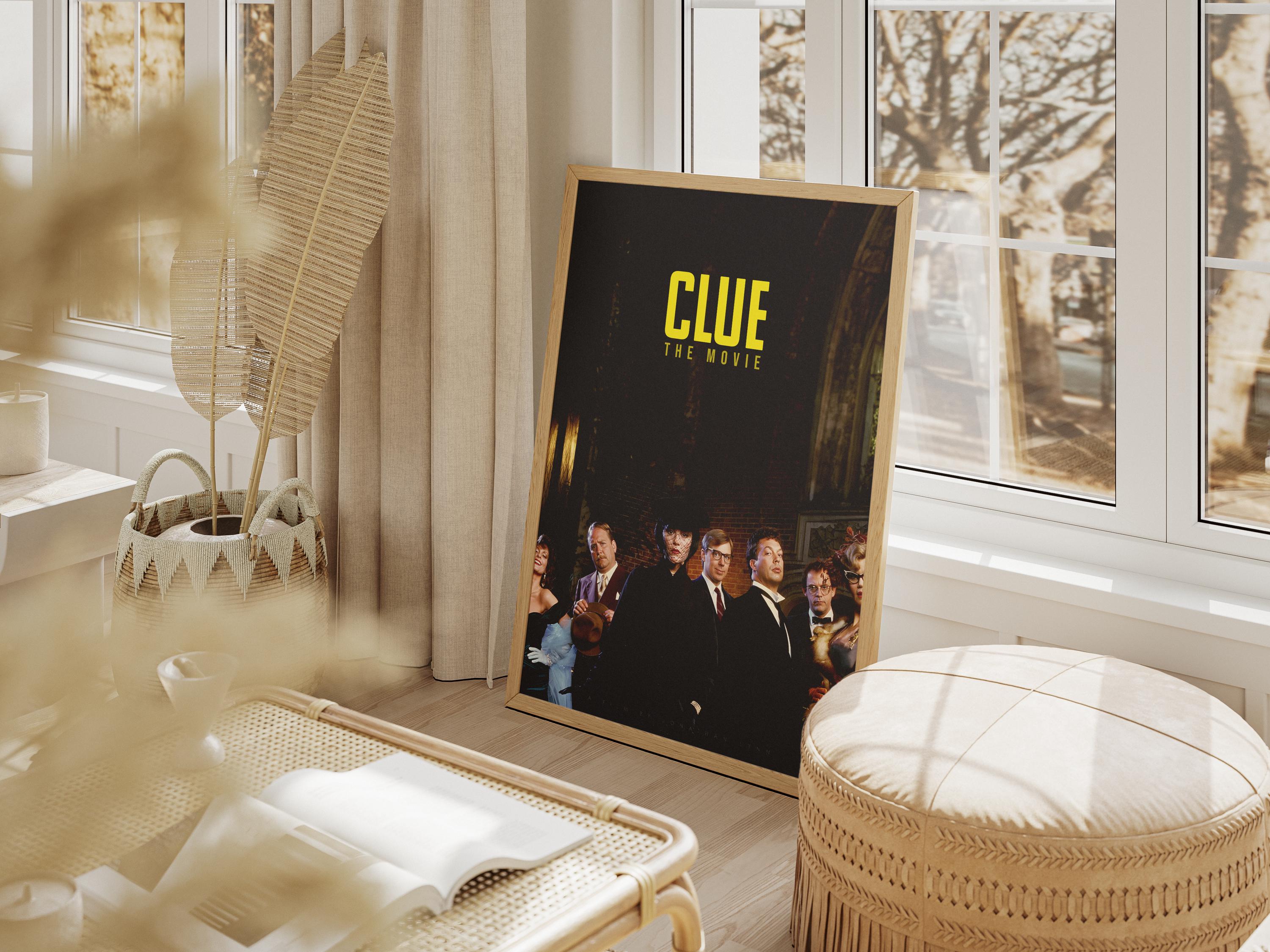 Clue Poster, Clue Movie Poster, High Quality Poster, Printable Wall Art ...