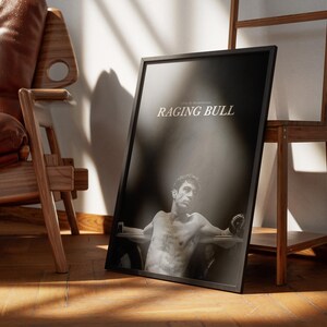 Raging Bull Poster, Retro Poster, Vintage Poster, Martin Scorsese Film ...
