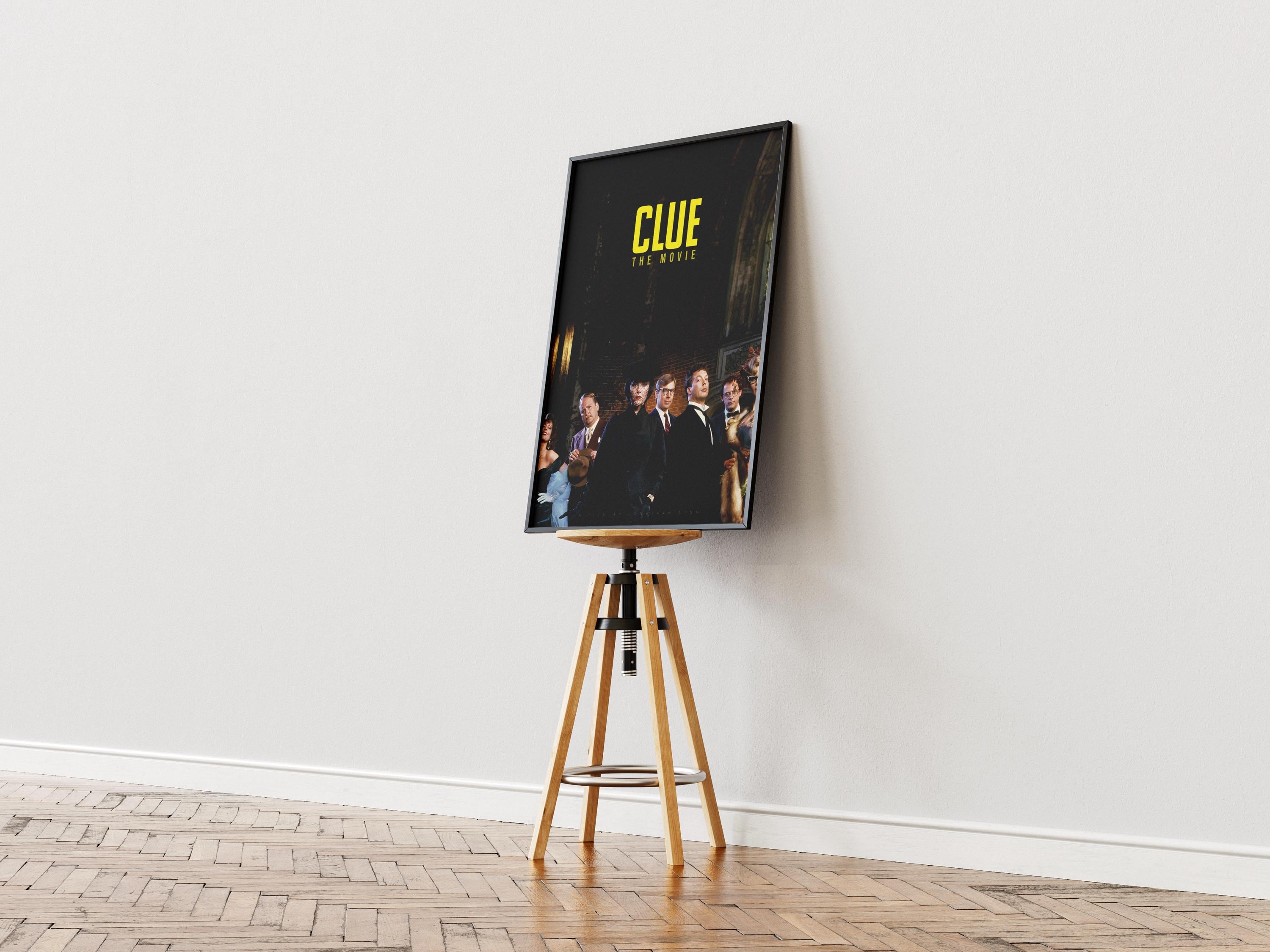 Clue Poster, Clue Movie Poster, High Quality Poster, Printable Wall Art ...