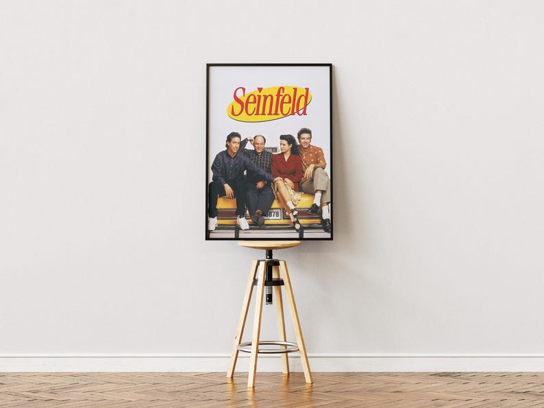 Seinfeld Poster, Tv Series Poster, Retro Poster, Vintage Poster, Wall ...