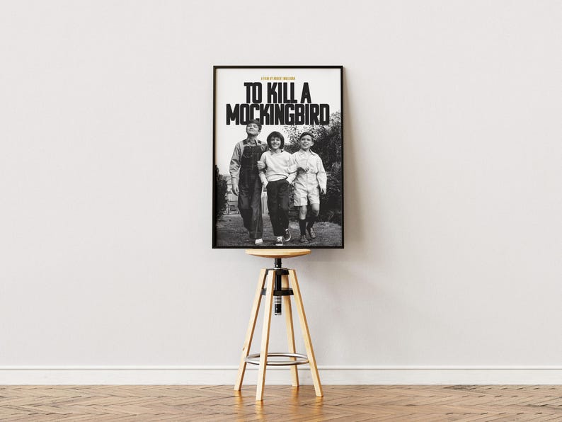 To Kill a Mockingbird Movie Poster, Print Poster, Wall Art, Retro ...