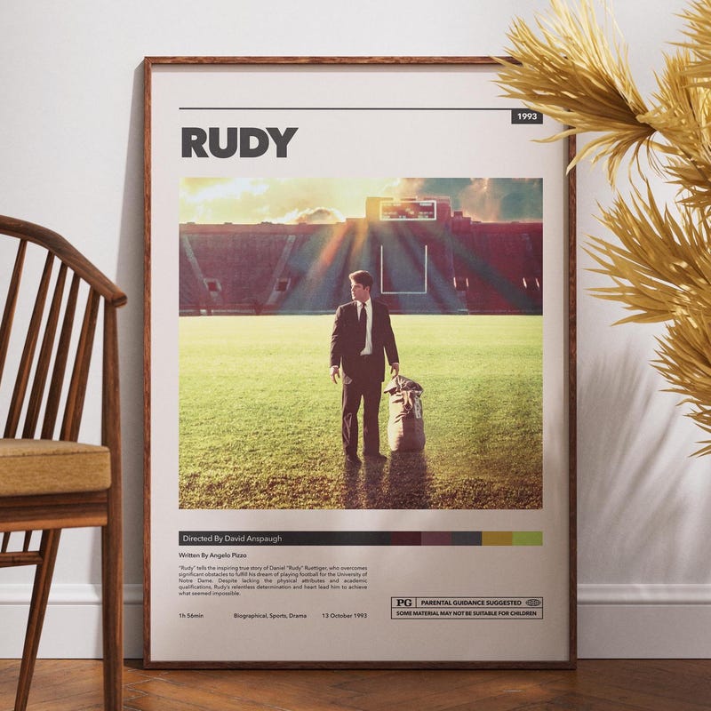 Rudy Movie Poster - Etsy