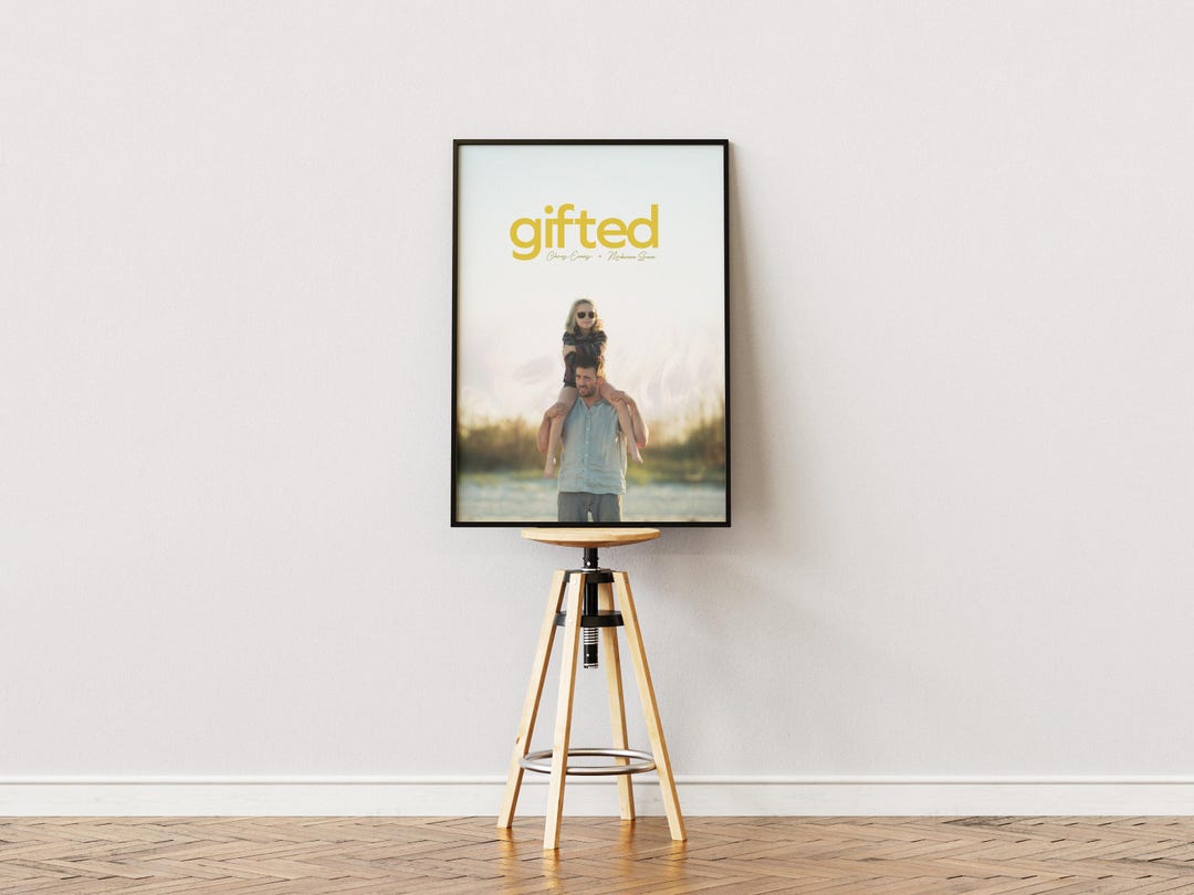 Gifted Poster, Retro Vintage Movie, Film Wall Art, Home Decor , Chris ...