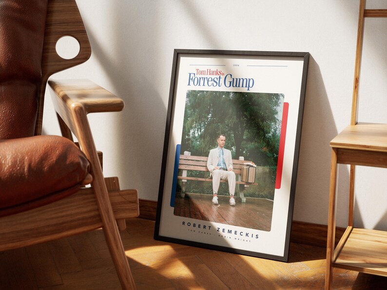 Forrest Gump Poster, Retro Poster, Vintage Art, Wall Art, Home Decor ...